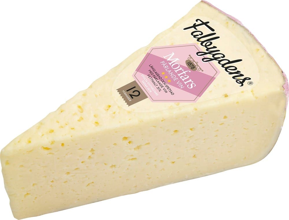 Sveriges godaste ost - Falbygdens Morfars med ton av pärlande vin ...