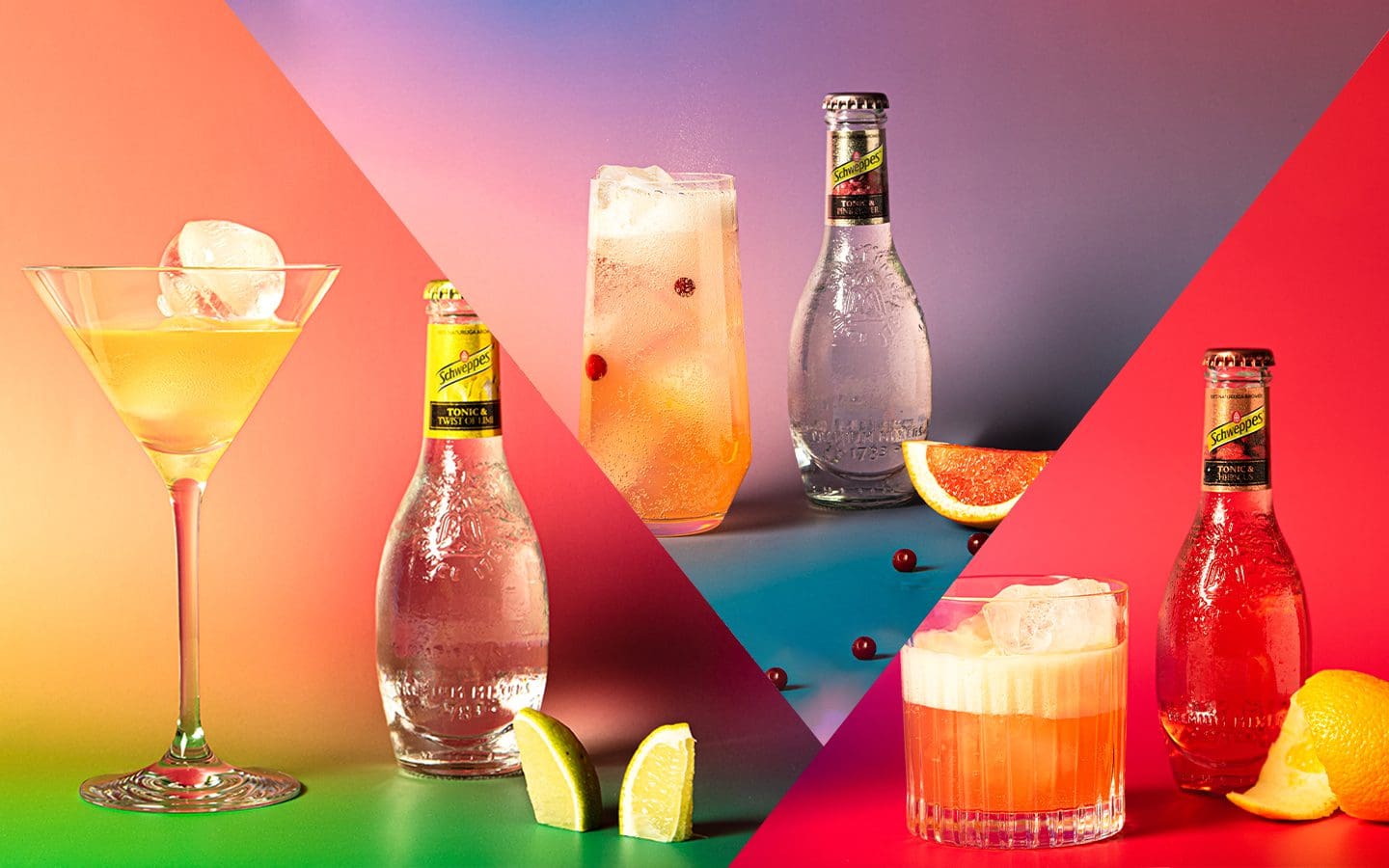 Tre läskande tonicdrinkar med Schweppes Selection Mixers – perfekta ...