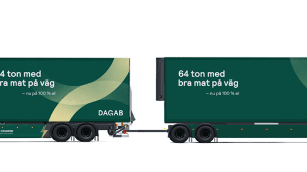 Dagab tar ny helt eldriven Scanialastbil i drift för ...