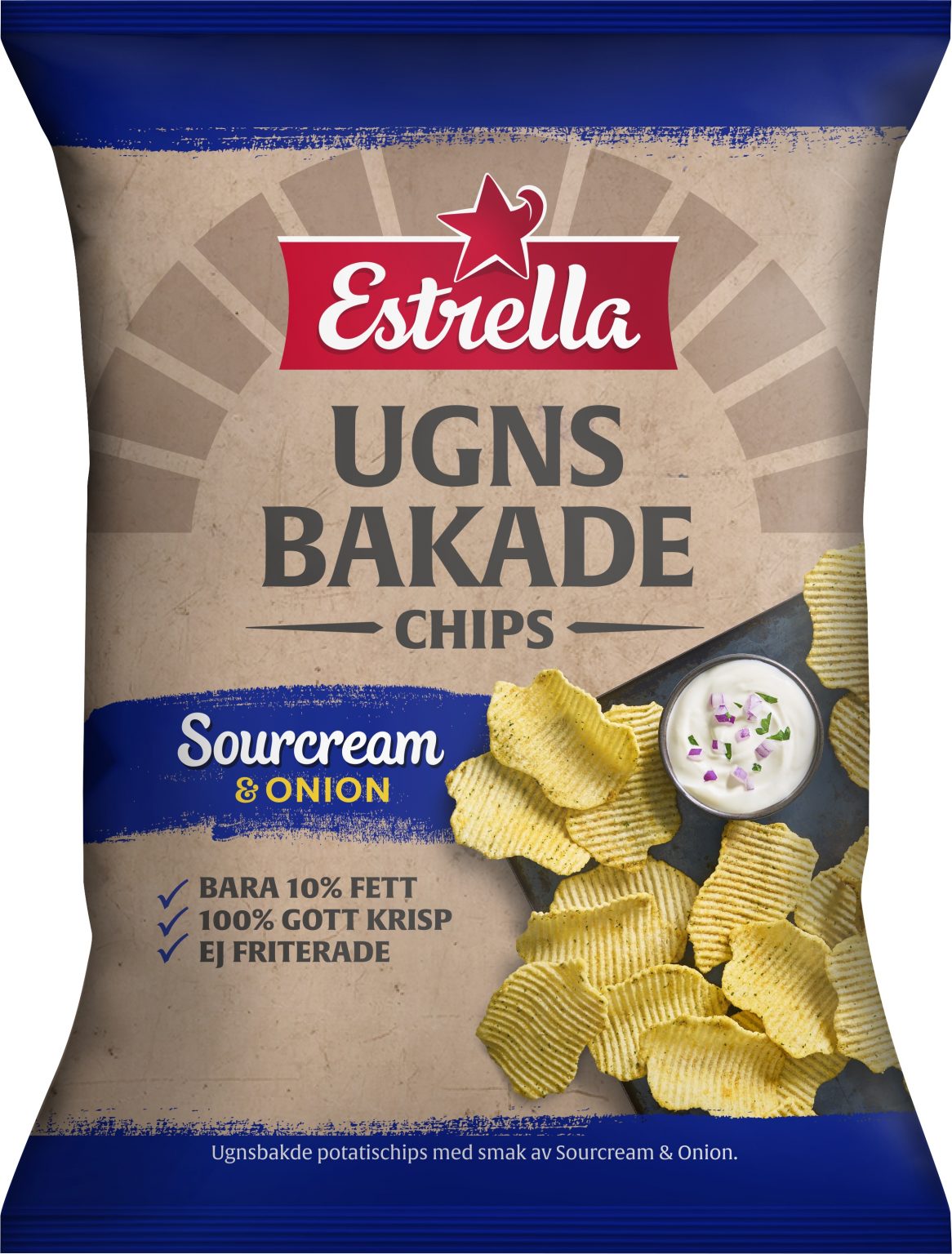Estrella lanserar ugnsbakade chips - 10 % fett men 100% gott krisp ...