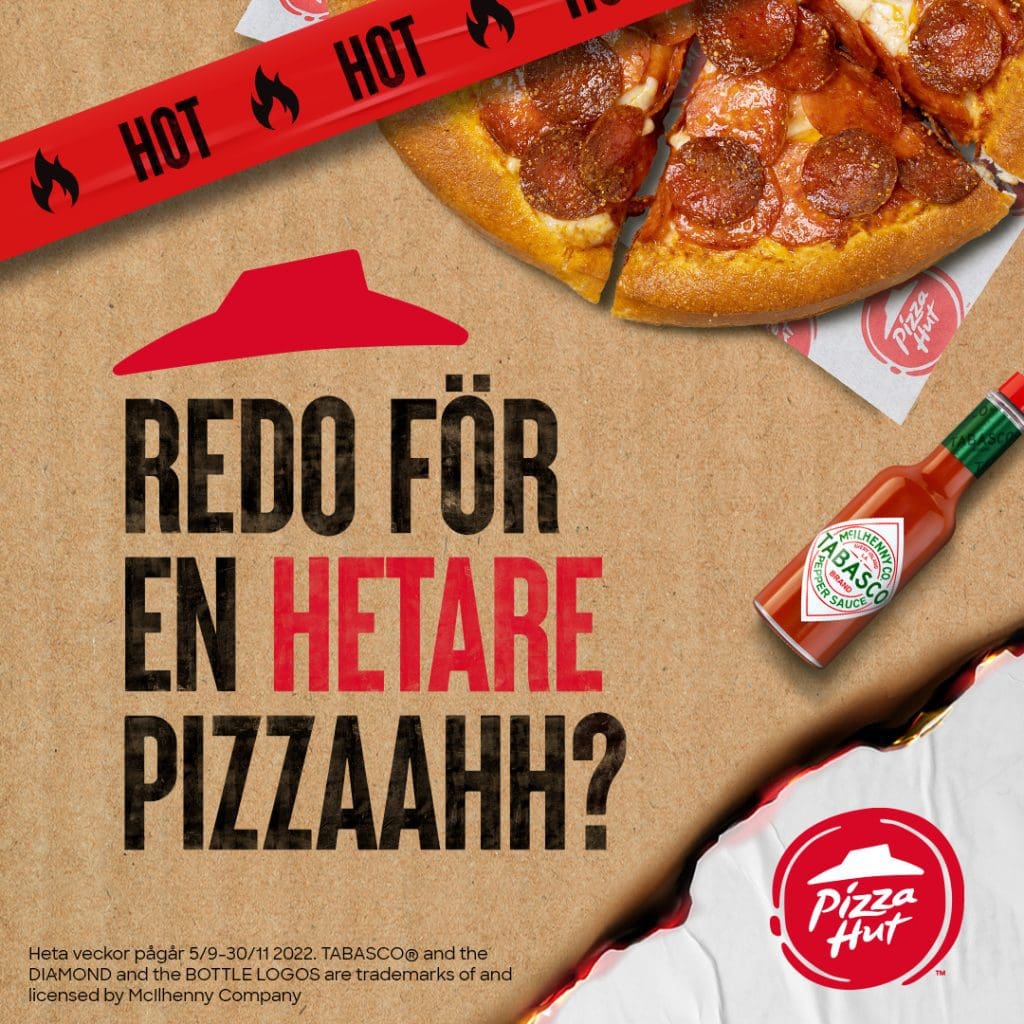 God pizzor med Tabasco® | Xperhotelsandtable
