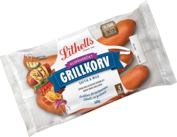 Lithells Klassisk Grillkorv i smart förpackning | Xperhotelsandtable