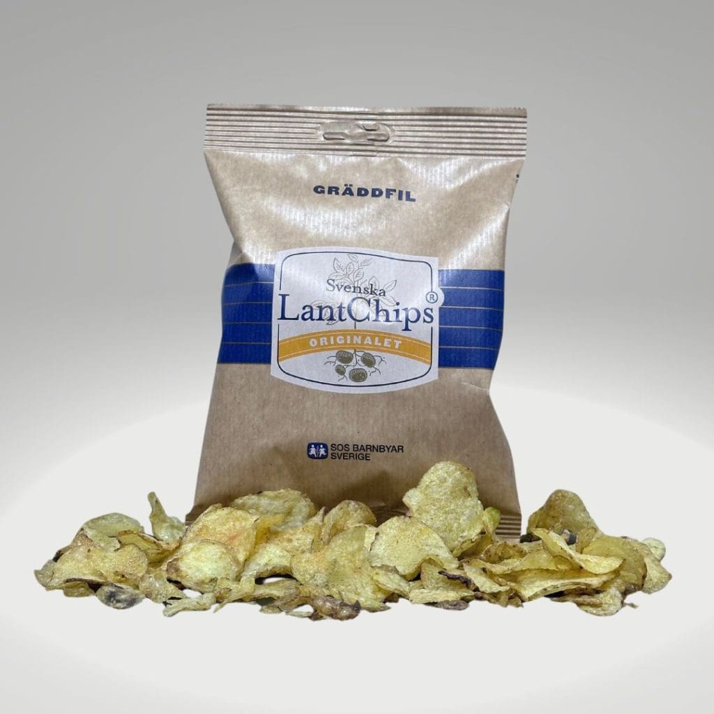 Små påsar med chips på hotellrummen eller baren - Bekvämt, enkelt ...